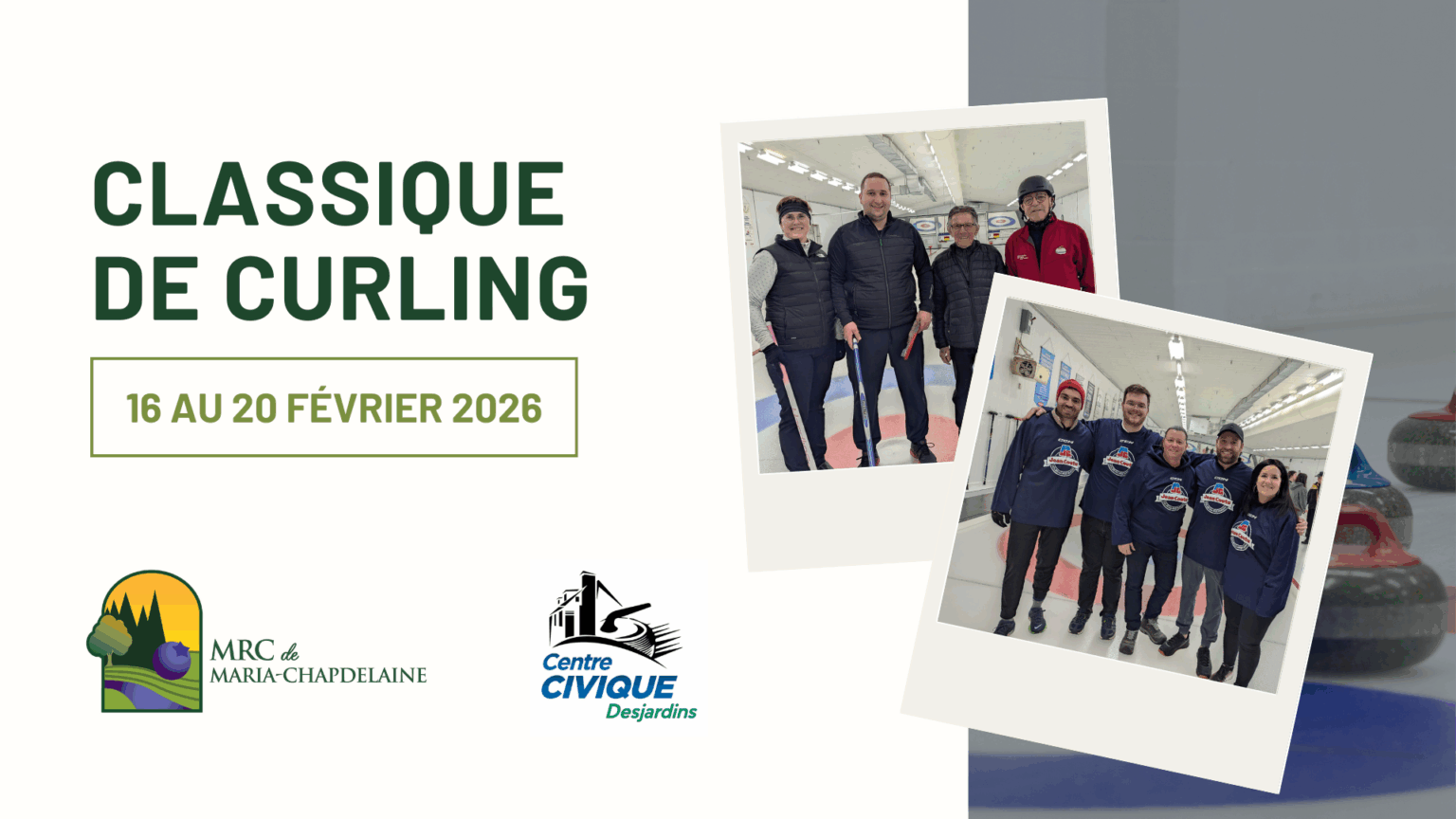 Classique de curling MRC Maria-Chapdelaine 2026 - MRC Maria-Chapdelaine