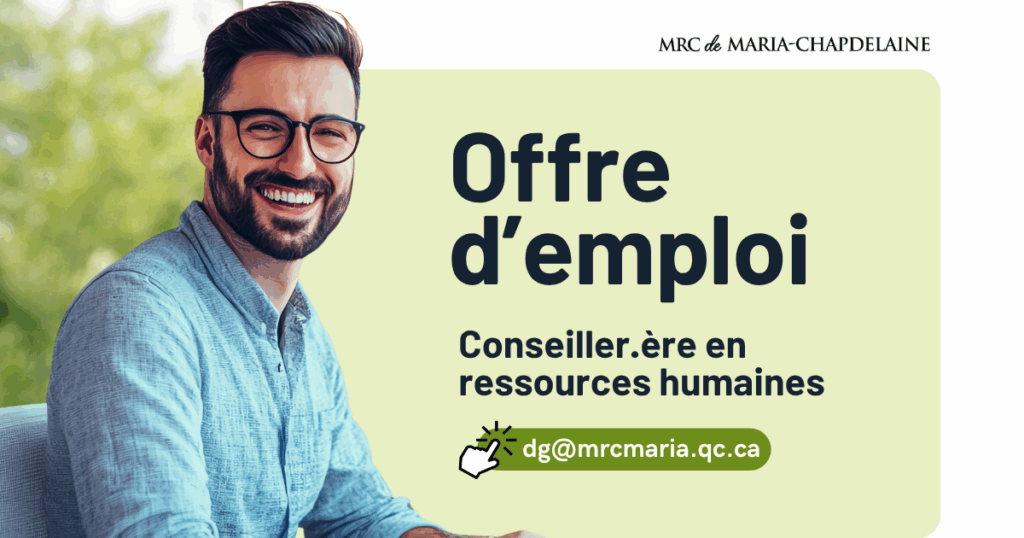 Offre d'emploi : Conseiller.ère en ressources humaines - MRC Maria ...